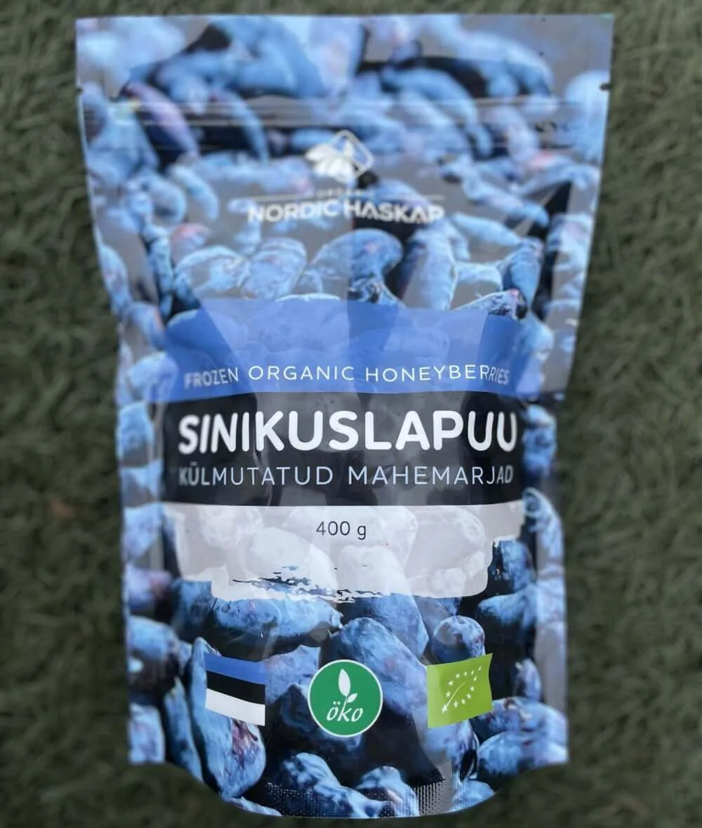 Söödava kuslapuu ehk sinikuslapuu marjad - imelised ökomarjad
